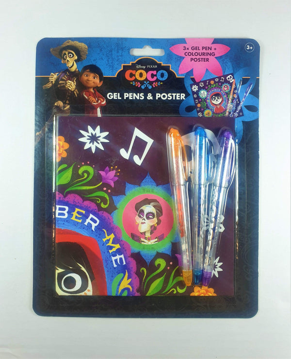 Coco: Gel Pens & Poster - BBW BOOKS SINGAPORE PTE LTD